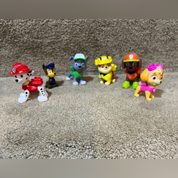 Paw Patrol | Toys | Paw Patrol Pups Lot Of 6 Figures Marshall Chase ...